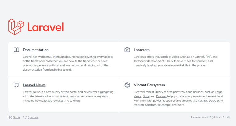RockyLinux9にLaravel9をインストール – Megalabo ToolBox